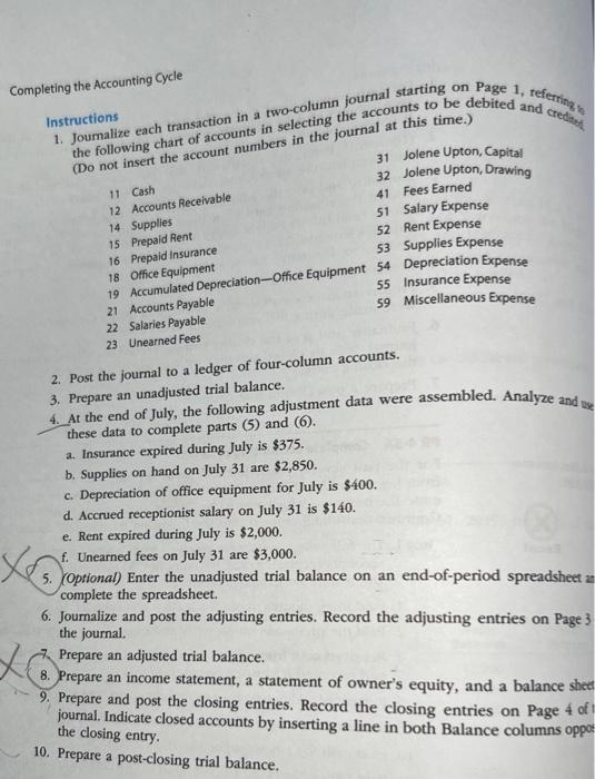 Solved PR 4-5A Complete accounting cycle For the past | Chegg.com