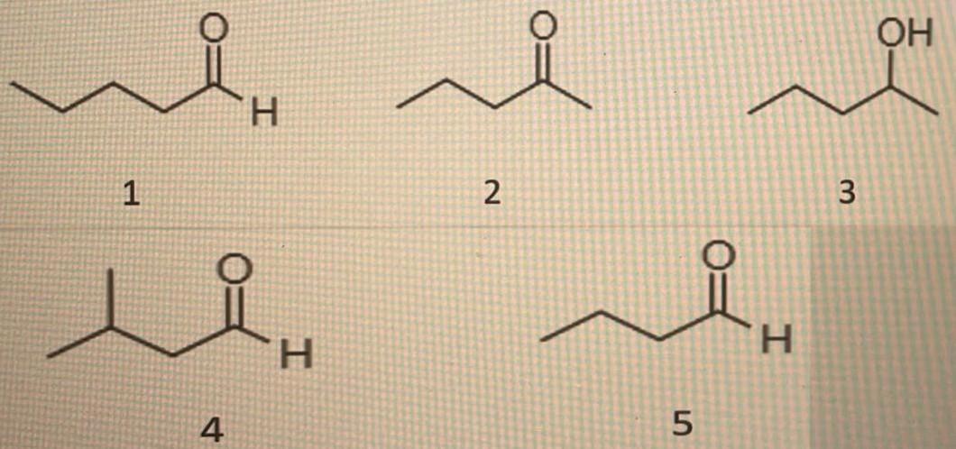 Solved Which of the following structures are constitutional | Chegg.com