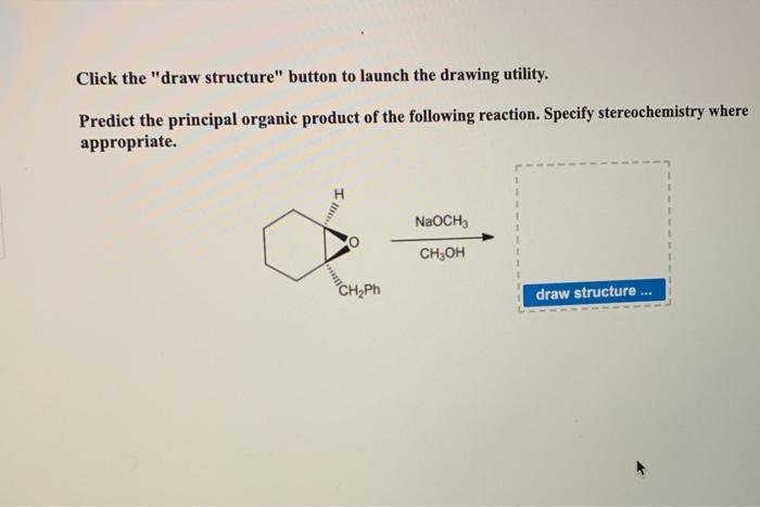 Solved Click the "draw structure" button to launch the | Chegg.com