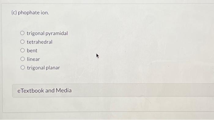 Solved Use VSEPR theory to predict the structure of these | Chegg.com