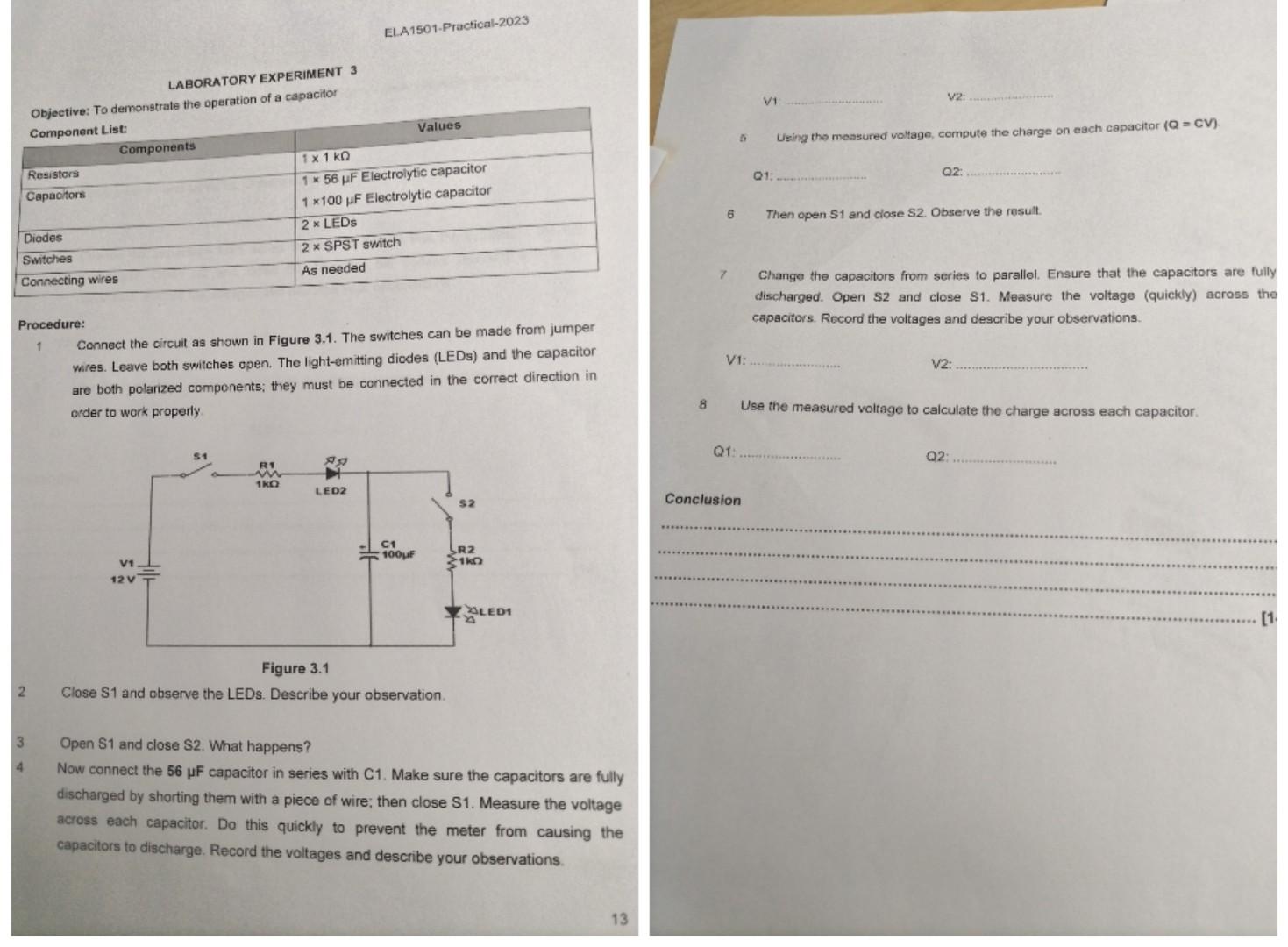 LABORATORY EXPERIMENT 3 To demonstrate the operation | Chegg.com