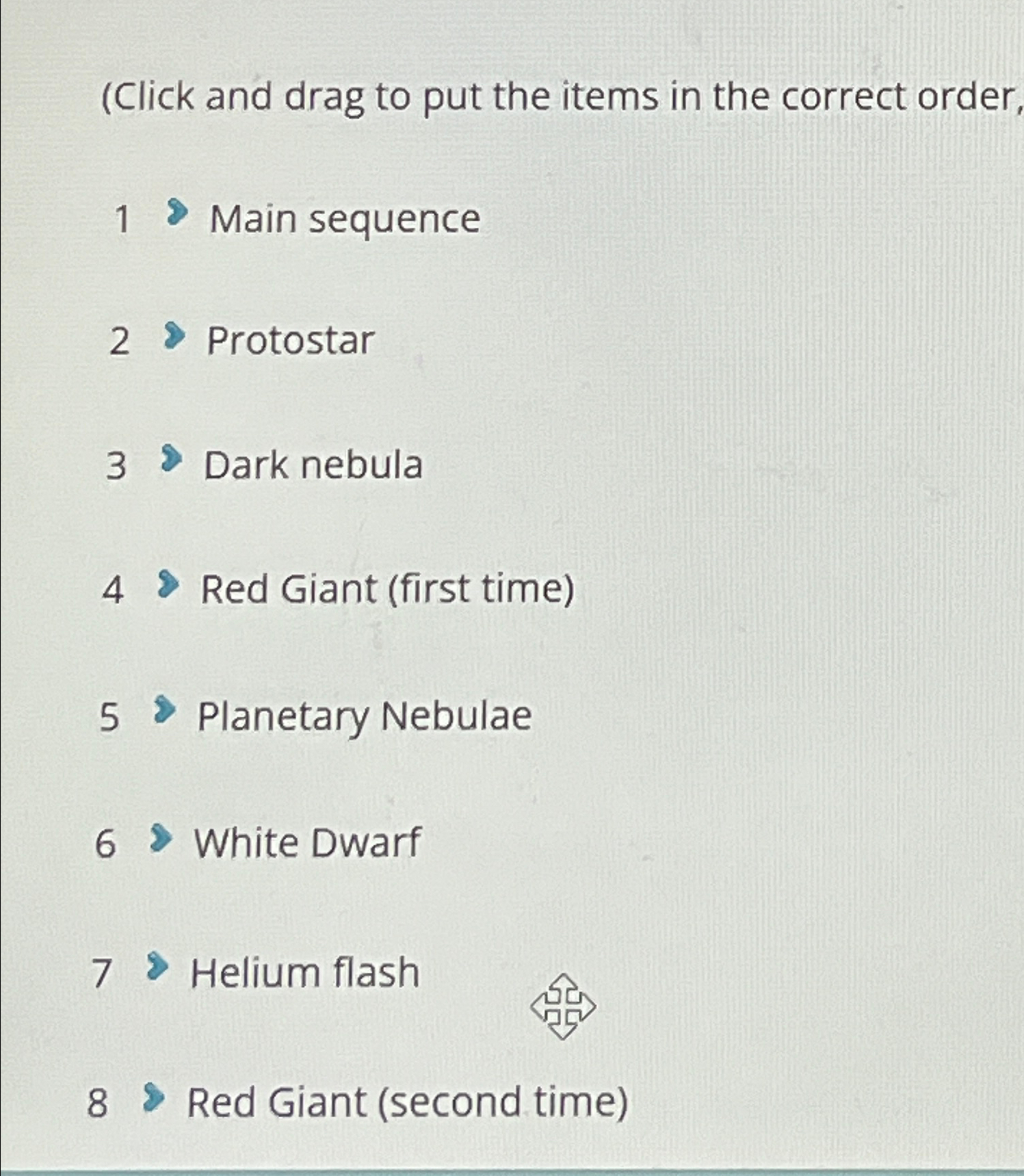 Solved (Click and drag to put the items in the correct | Chegg.com