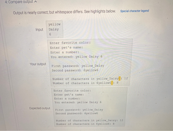 Solved: 3.16 LAB: Warm up: Creating passwords (1) Prompt Solved: 3.16 LAB: Warm up: Creating passwords (1) Prompt