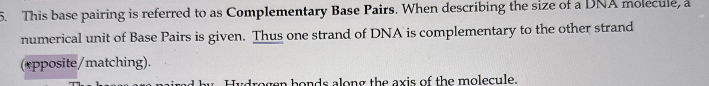 High Quality SOLUTION This base pairing is referred to as Complementary | Chegg.com