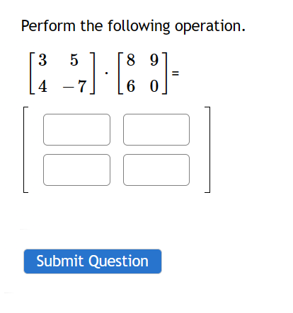 Solved Perform the following operation. | Chegg.com