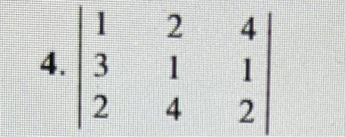 Solved Compute the determinants in Exercises 1-8 using a | Chegg.com