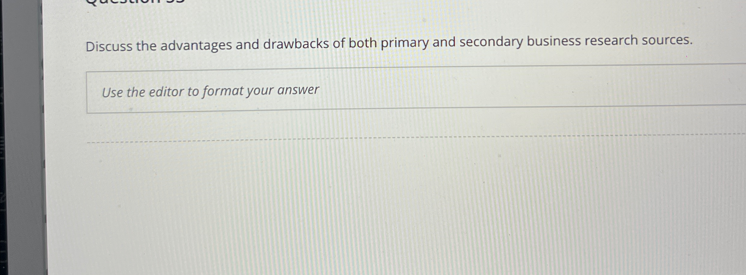 Solved Discuss the advantages and drawbacks of both primary | Chegg.com