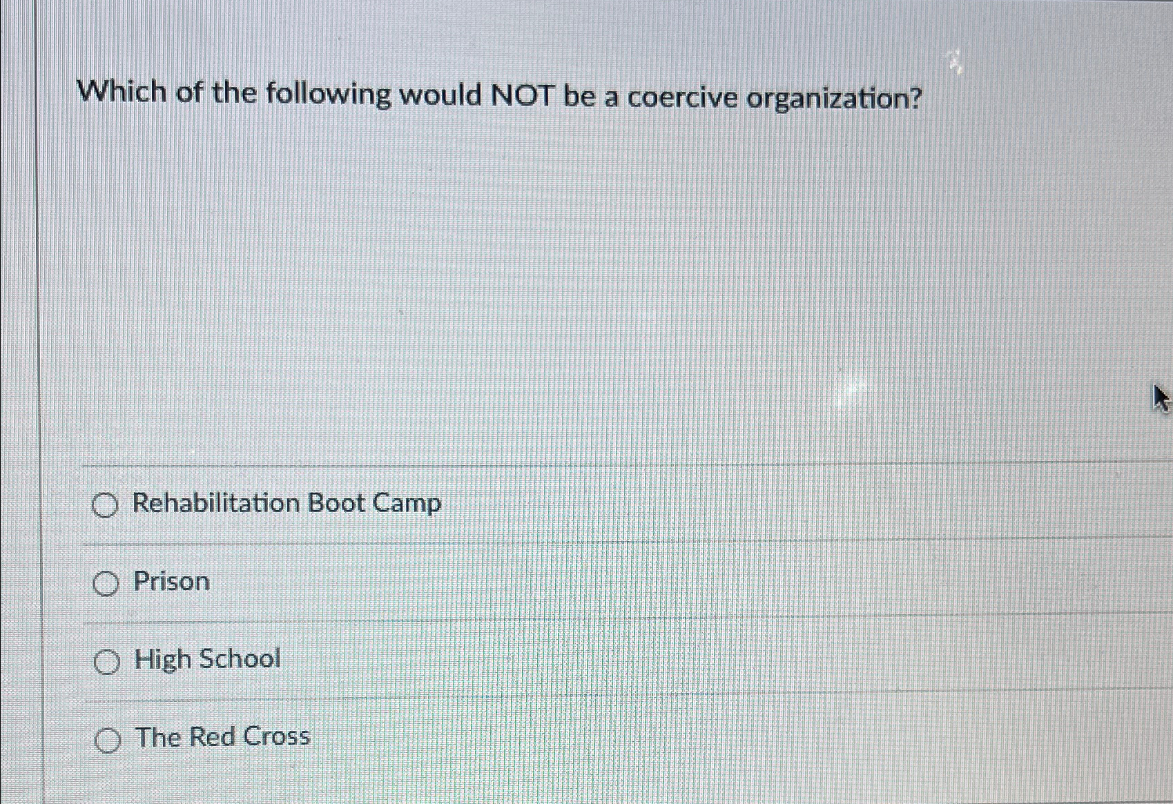 Solved Which of the following would NOT be a coercive | Chegg.com