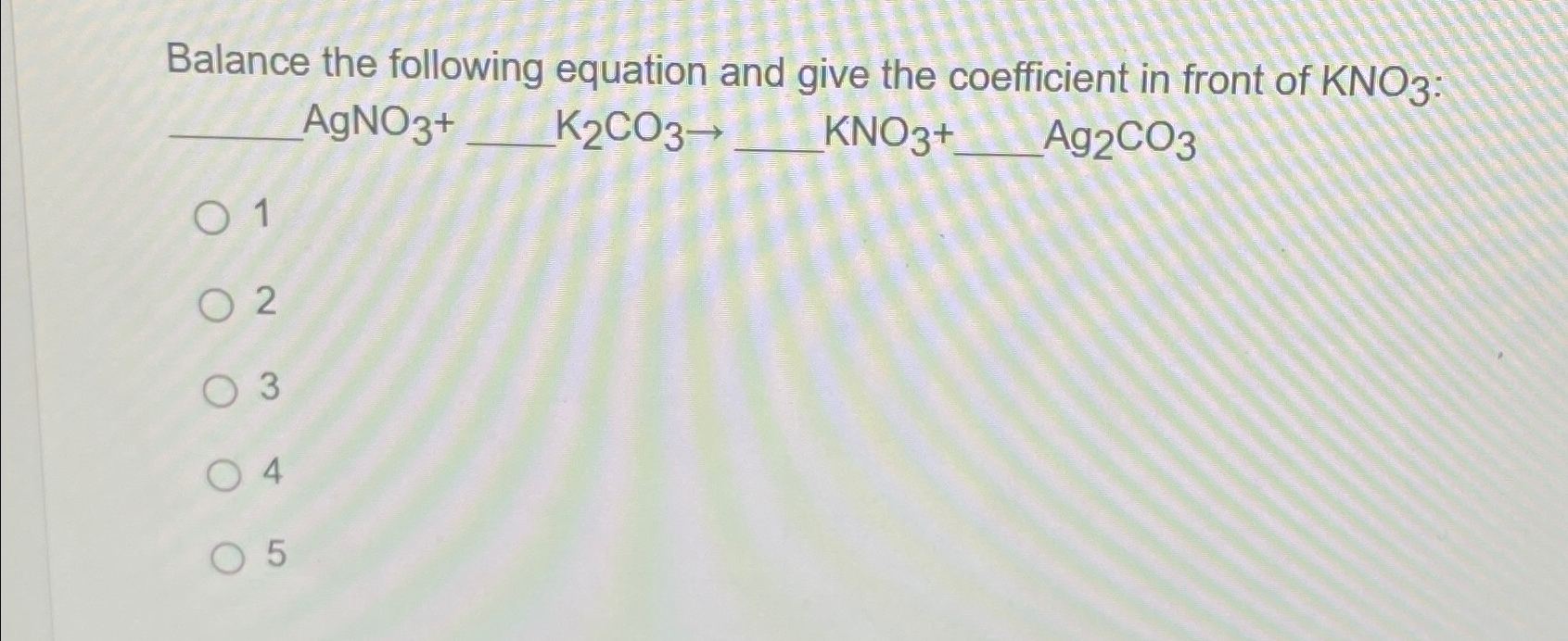 Solved Balance the following equation and give the | Chegg.com