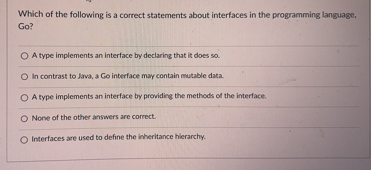 Solved Which of the following is a correct statements about | Chegg.com