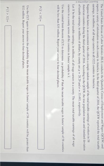 Solved The United States Bureau of Labor Statistics (BLS) | Chegg.com