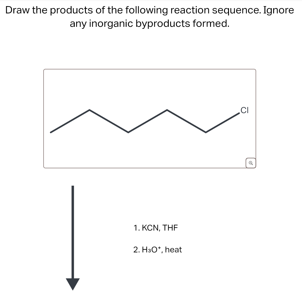 Solved by an EXPERT Draw the products of the following reaction sequence. | Chegg.com
