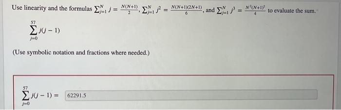 Solved Use linearity and the formulas | Chegg.com