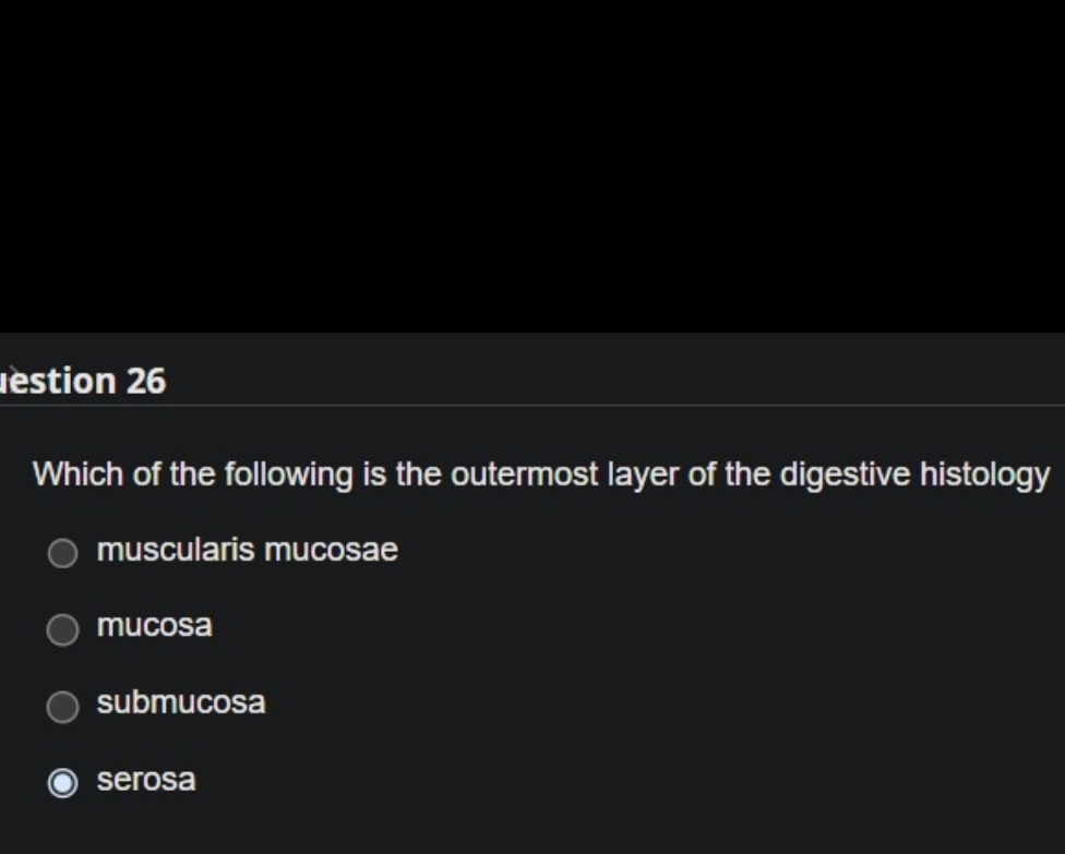 Solved Iestion 26Which of the following is the outermost | Chegg.com