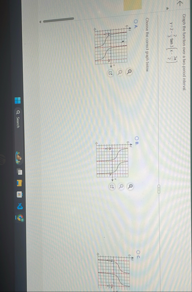 Solved Graph the function over a two-period | Chegg.com