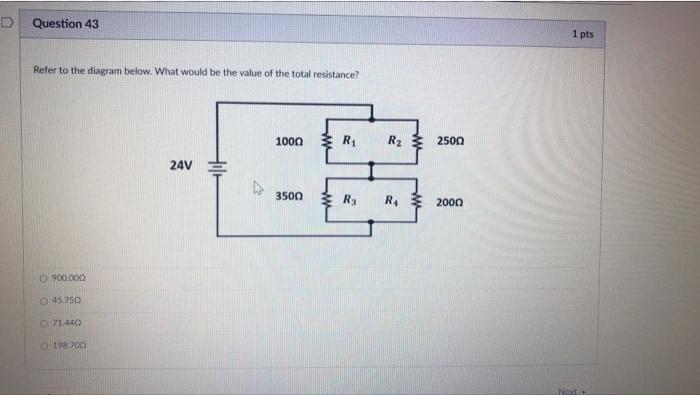 Solved U Question 44 Which of the following is the | Chegg.com