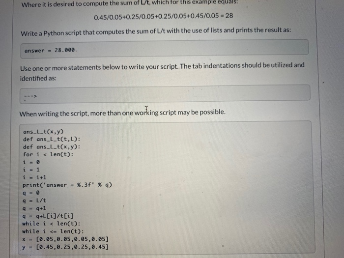 Solved Consider the table with the following values: | Chegg.com