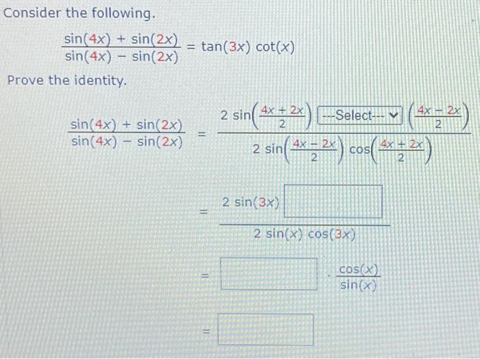 Solved Consider the following. | Chegg.com