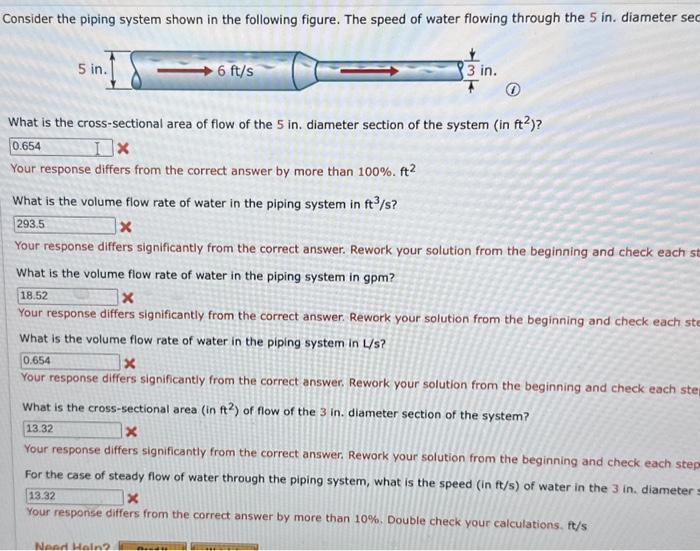 Solved Consider the piping system shown in the following | Chegg.com