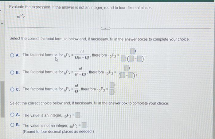 Solved Evaluate the expression. If the answer is not an | Chegg.com