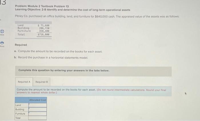 Solved 13 Problem: Module 2 Textbook Problem 13 Learning | Chegg.com