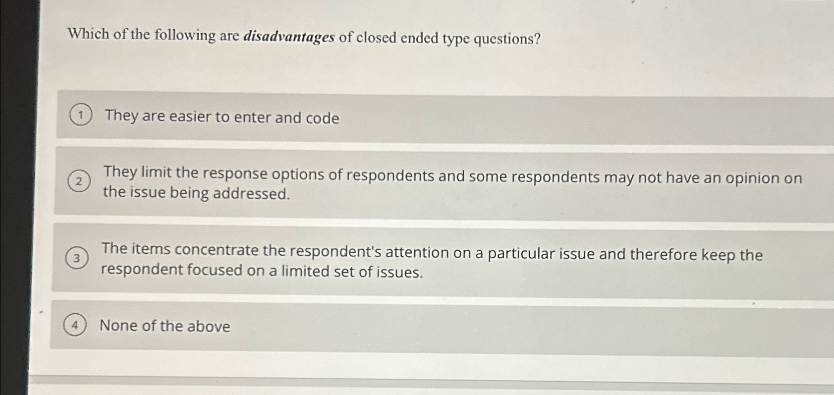 Solved Which of the following are disadvantages of closed | Chegg.com
