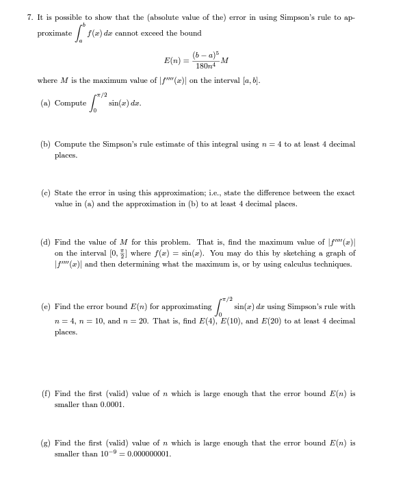 Solved Please answer question 7 | Chegg.com Solved Please answer question 7 | Chegg.com