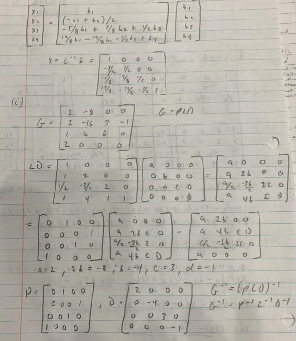 Solved (iii) (6 pts.) If A=⎣⎡22121−55−11−112517−213⎦⎤ and | Chegg.com