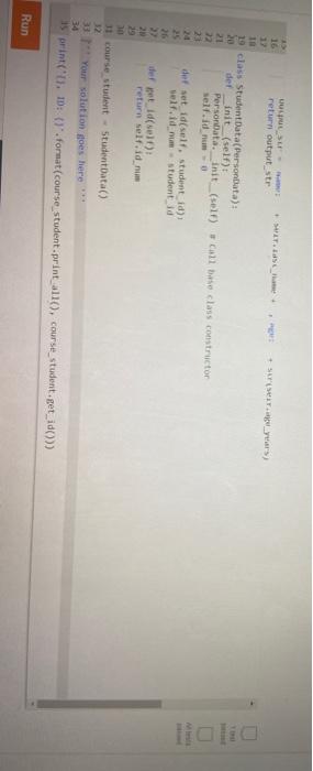 Solved CHALLENGE ACTIVITY 10.9 2: Basic inheritance Feedback | Chegg.com Solved CHALLENGE ACTIVITY 10.9 2: Basic inheritance Feedback | Chegg.com