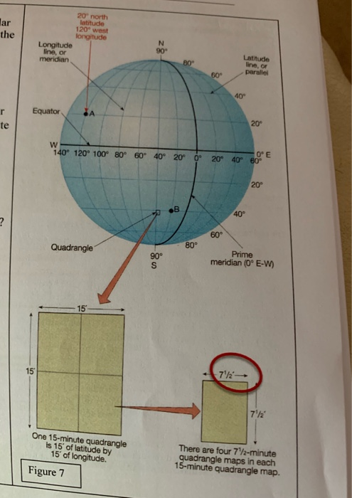 Solved i only need help for 18-24 on the quadrangle maps | Chegg.com