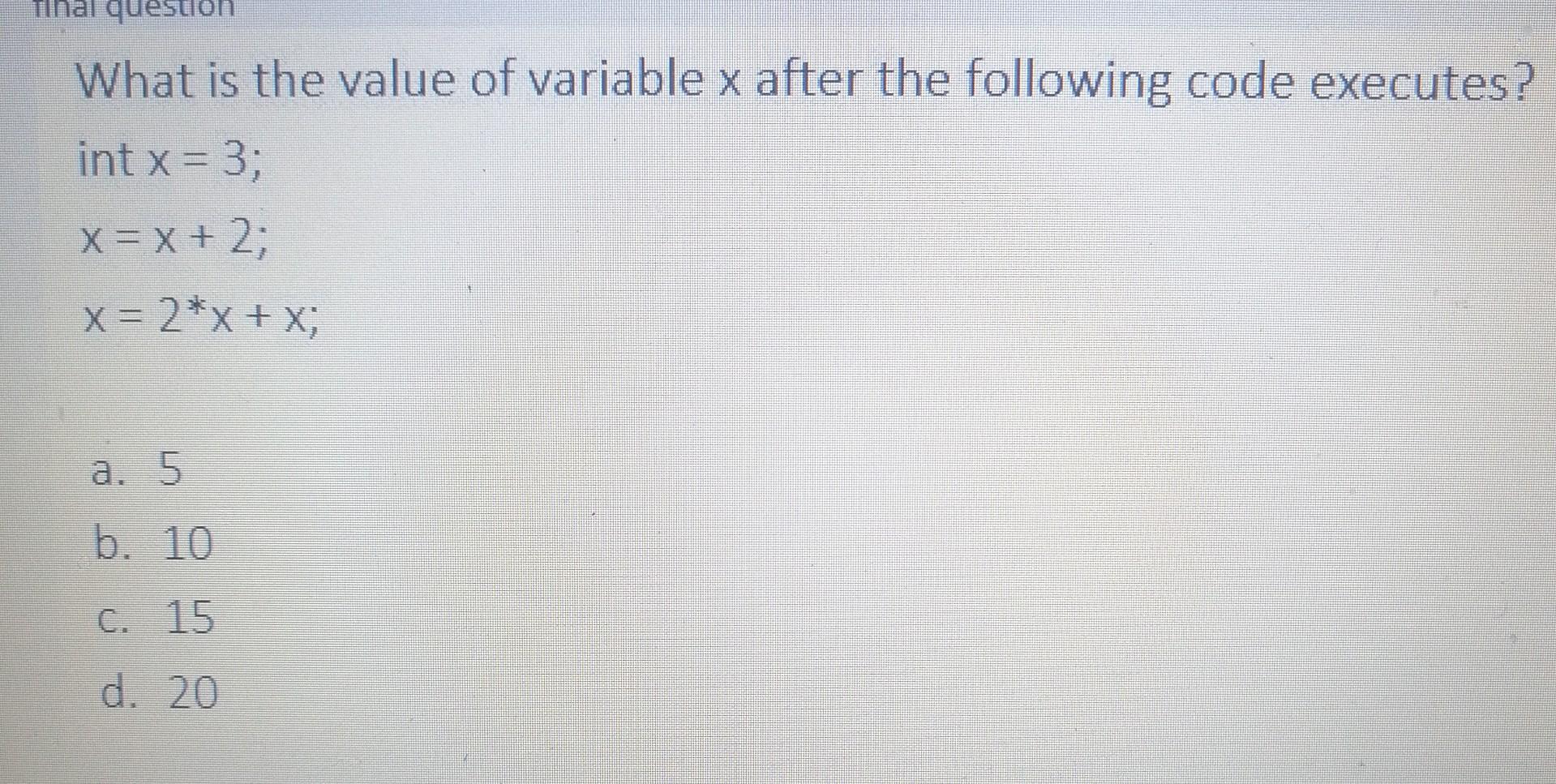 Solved Consider the following code: Random rand = new | Chegg.com