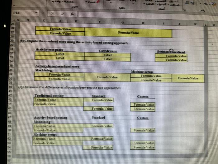 Solved LES P13 9 C Femmi Vam Formula Fome Value Com the | Chegg.com