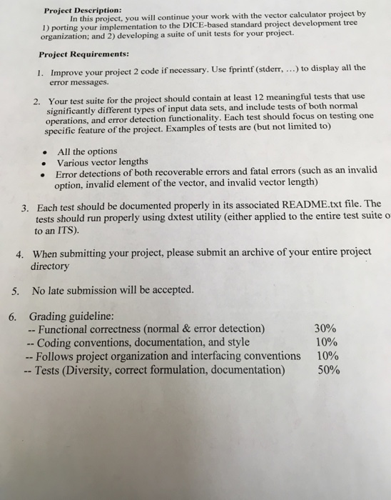 Solved Project Description: In this project, you will | Chegg.com