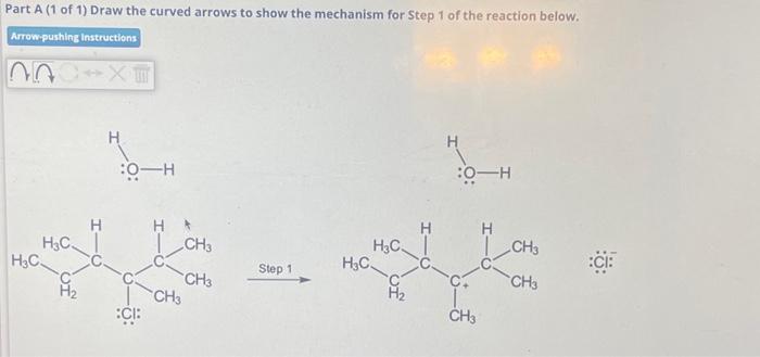 Solved Part A (1 of 1) Draw the curved arrows to show the | Chegg.com