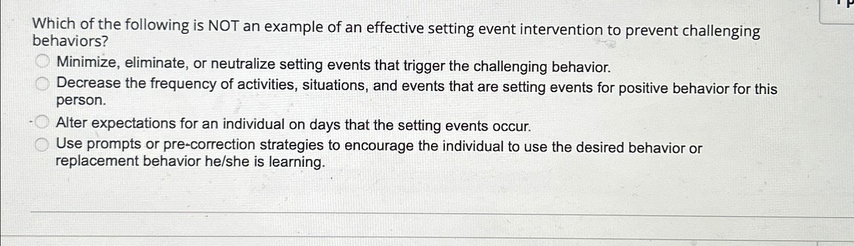 Solved Which of the following is NOT an example of an | Chegg.com