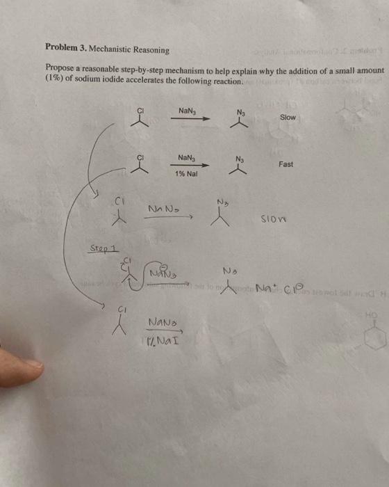 Solved Problem 3. Mechanistic Reasoning Propose a reasonable | Chegg.com