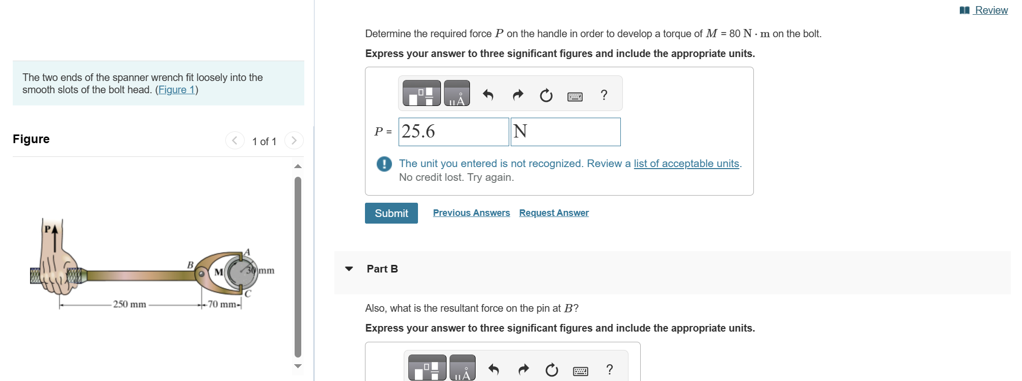 Solved Determine the required force P ﻿on the handle in | Chegg.com