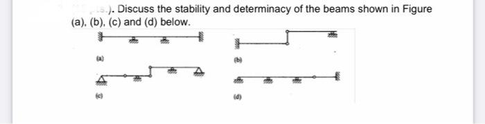 Solved .). Discuss the stability and determinacy of the | Chegg.com