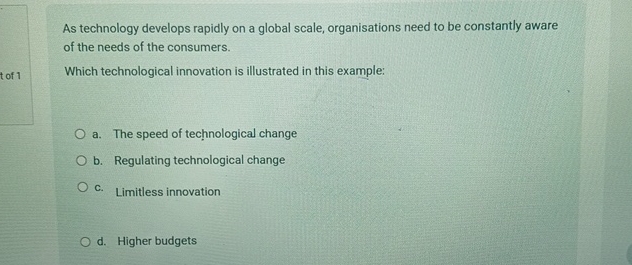 Solved As technology develops rapidly on a global scale, | Chegg.com