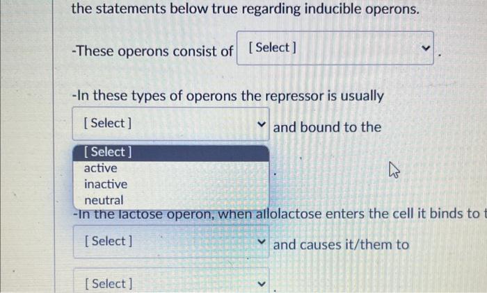 Solved 4. (Multiple drop downs) Please choose the term or | Chegg.com