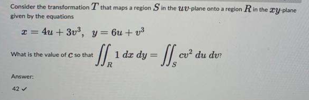Solved Please show the steps how to get to the answer of 42. | Chegg.com