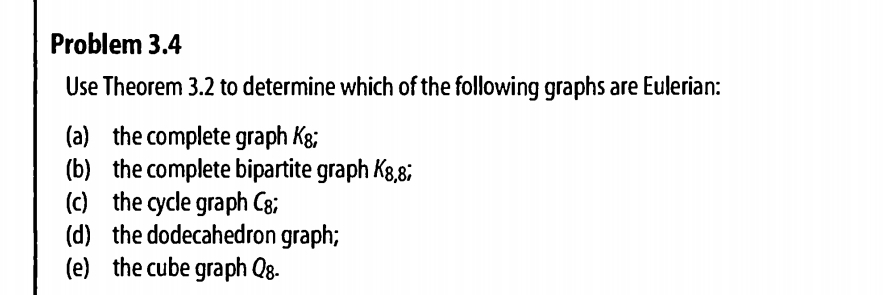 Solved Problem 3 4use Theorem 3 2 ﻿to Determine Which Of The