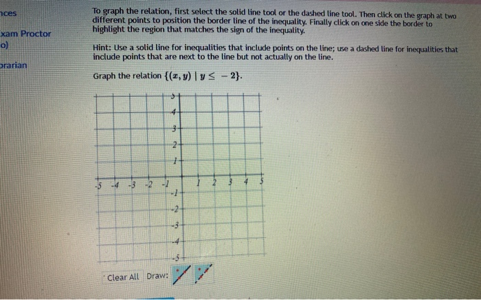 Solved nces xam Proctor o) To graph the relation, first | Chegg.com