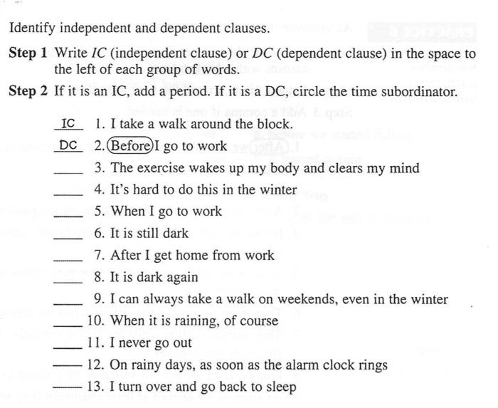 Solved Identify independent and dependent clauses. Step 1 | Chegg.com