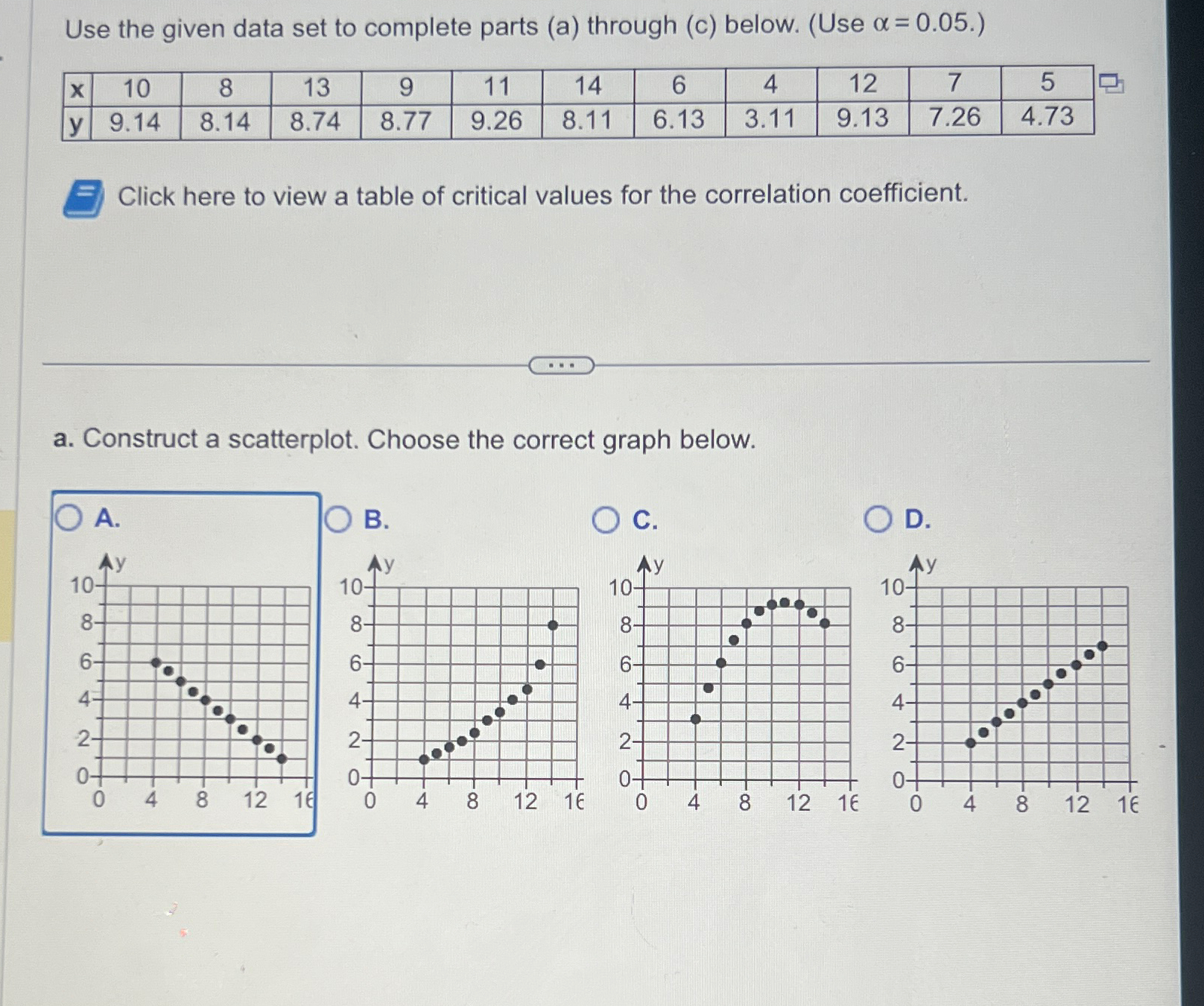 Find the correlation coefficientthen determine | Chegg.com