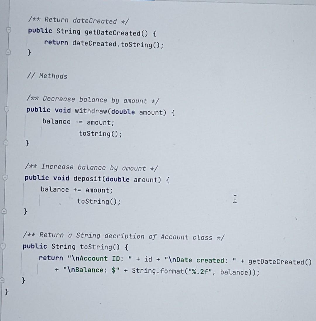 Solved 1 (2pts). (Subclasses of Account) An Account class | Chegg.com
