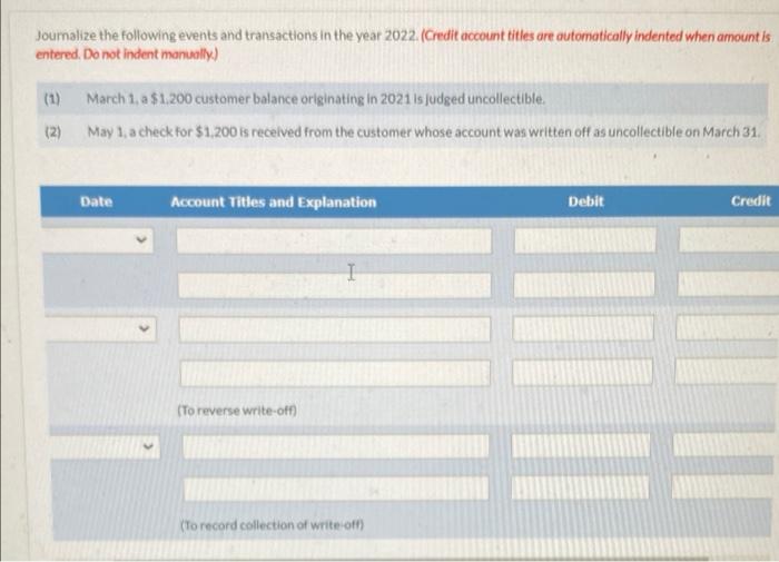 Solved Presented Below Is An Aging Schedule For Tamarisk Chegg