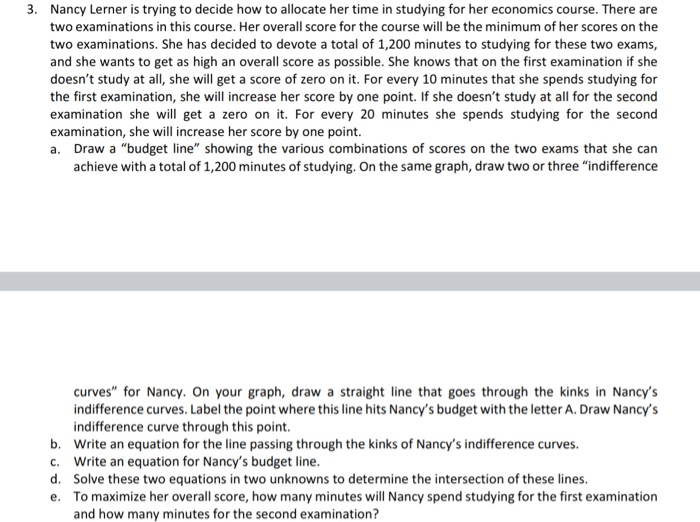 Solved 3. Nancy Lerner is trying to decide how to allocate | Chegg.com