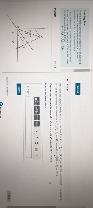 Solved Part A Learning Goal To find a force's directional | Chegg.com