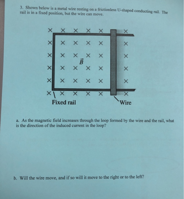Solved 1. A metal loop, shown below in cross section, is | Chegg.com